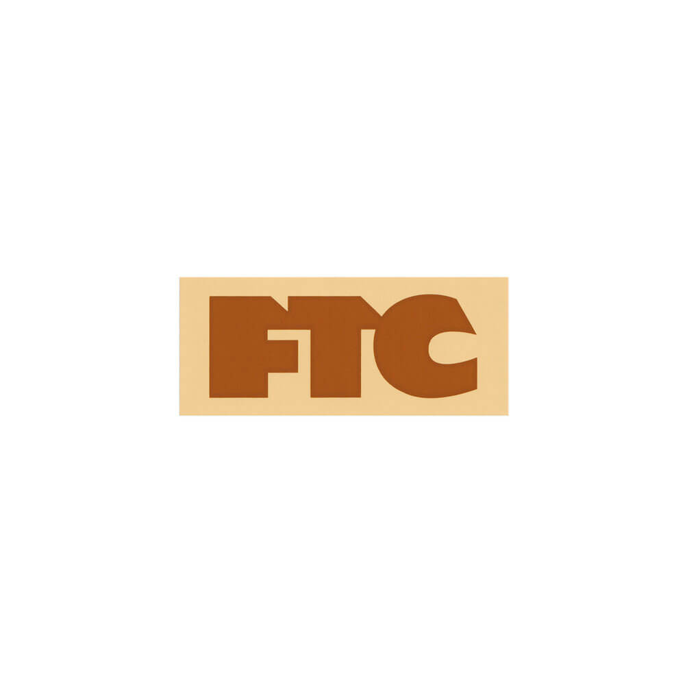 【楽天市場】FTC STICKER エフティーシー ステッカー SMALL LOGO BEIGE/BROWN スケートボード スケボー ...