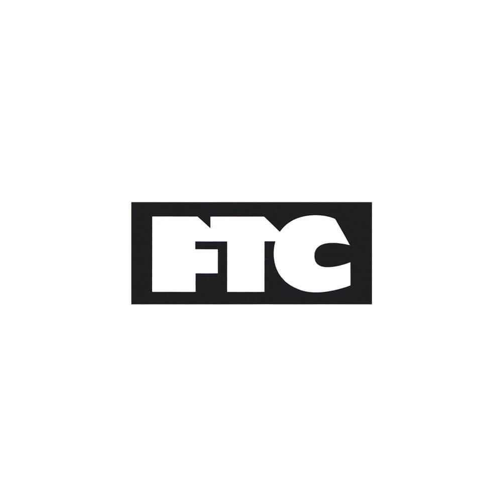 【楽天市場】FTC STICKER エフティーシー ステッカー SMALL LOGO BLACK/WHITE スケートボード スケボー ...