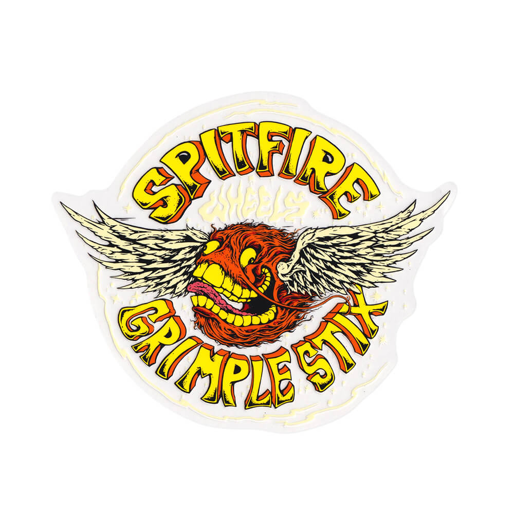 【楽天市場】SPITFIRE STICKER スピットファイヤー ステッカー SPITFIRE X GRIMPLE STIX FLYING ...