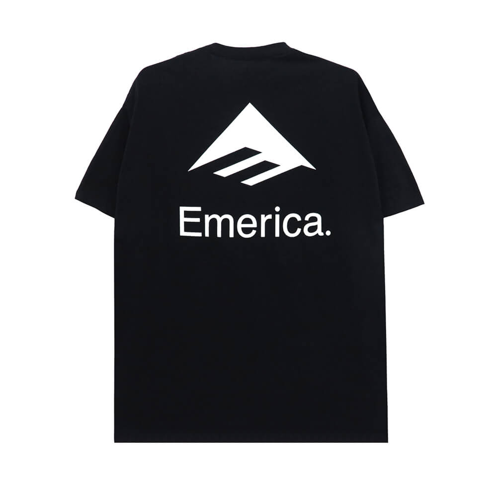 【楽天市場】EMERICA T-SHIRT エメリカ Tシャツ LOCKUP BLACK スケートボード スケボー：スケートボードの ...