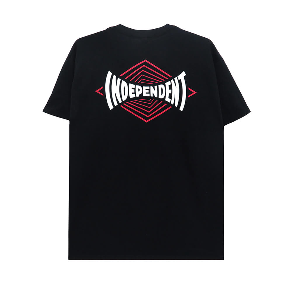 【楽天市場】INDEPENDENT T-SHIRT インディペンデント Tシャツ VERTIGO SPAN BLACK スケートボード ...