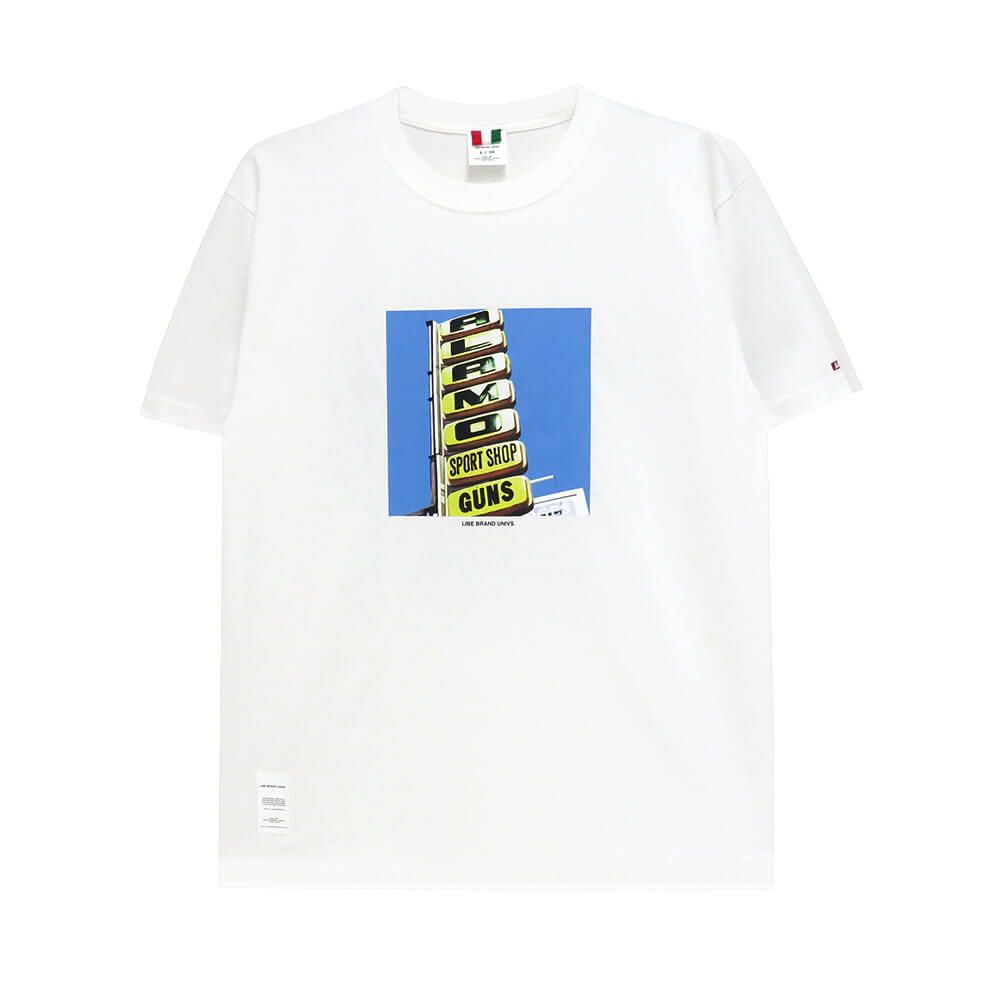 【楽天市場】LIBE T-SHIRT ライブ Tシャツ ALAMO-LIBE WHITE スケートボード スケボー：スケートボードの ...