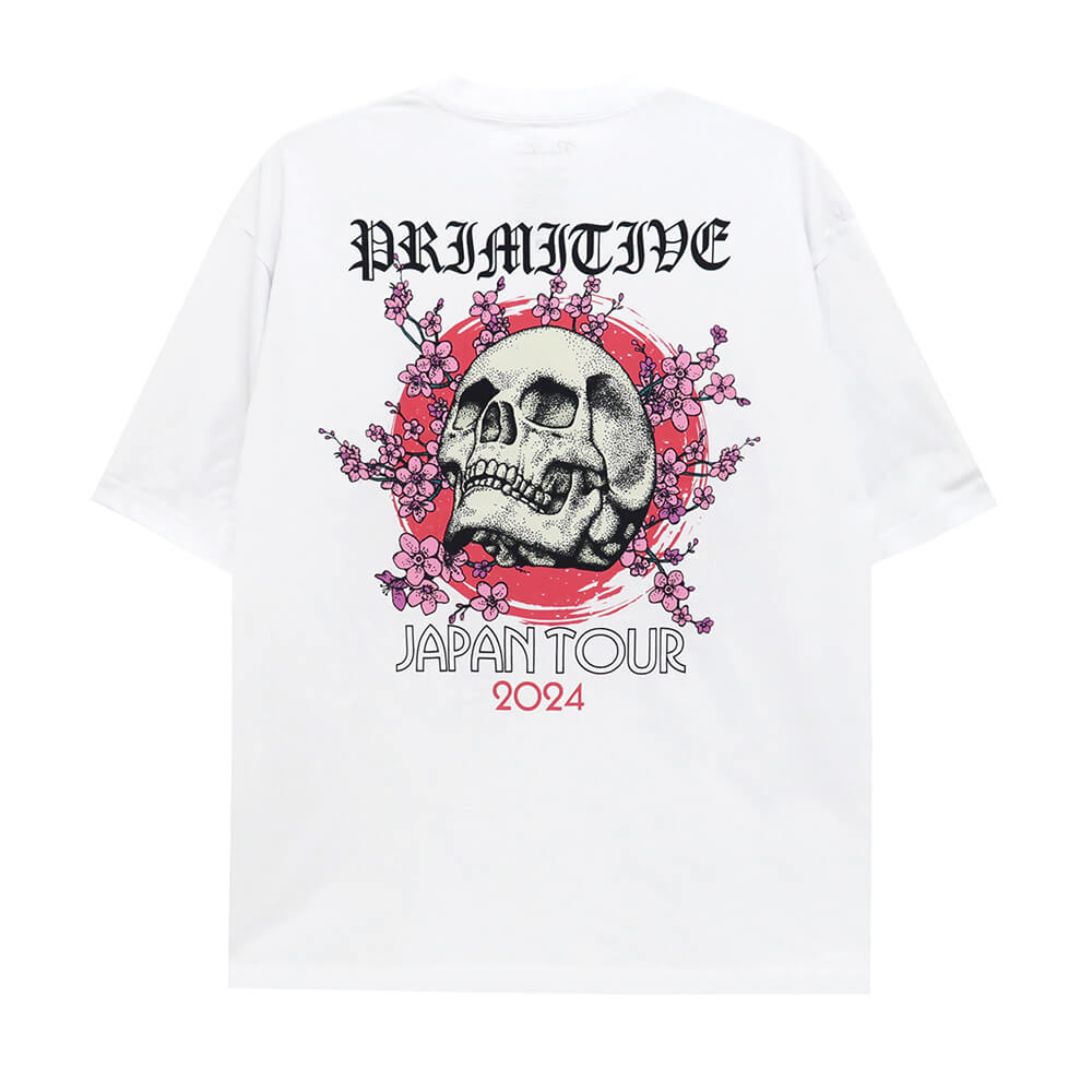 【楽天市場】PRIMITIVE T-SHIRT プリミティブ Tシャツ JAPAN TOUR WHITE スケートボード スケボー ...