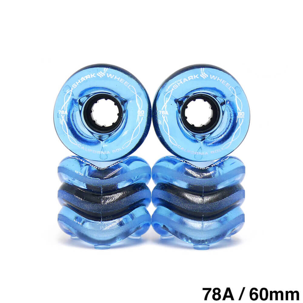 【楽天市場】SHARK WHEEL シャークウィール ソフトウィール（クルーザー） CALIFORNIA ROLL TRANSPARENT ...