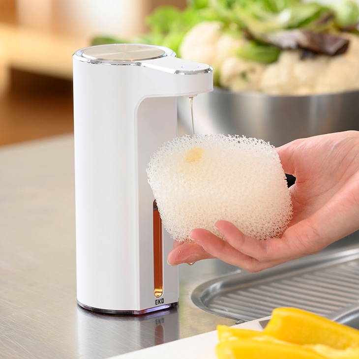 【楽天市場】ディスペンサー 250ml アロマソープディスペンサー 泡ソープ 自動 (ホワイト) THEK23AW EKO※メーカー直送品 ...