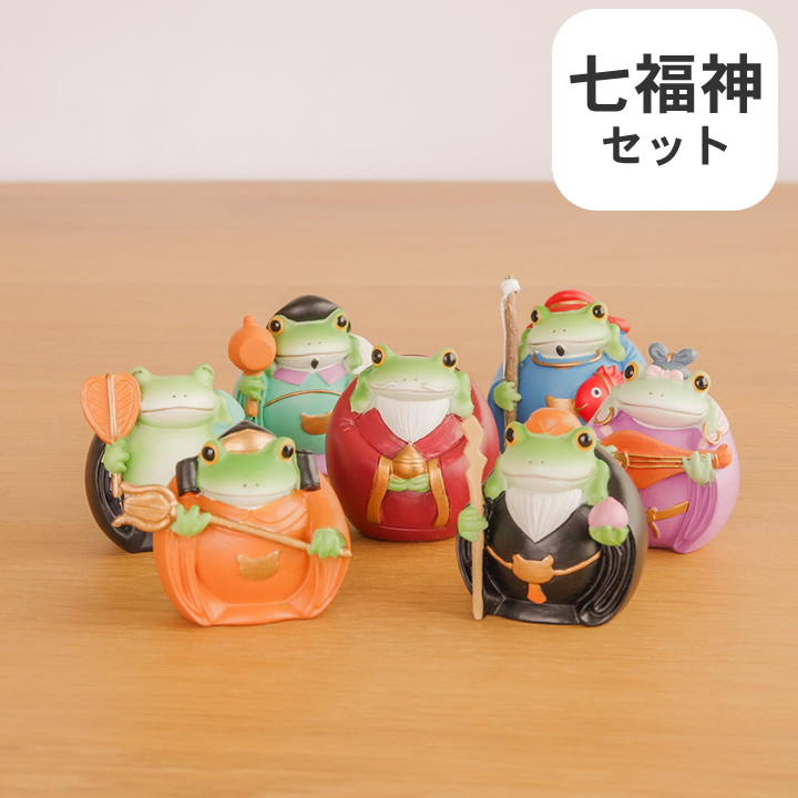 【楽天市場】最大1000円OFFクーポン カエル コポー 七福神シリーズ セット Copeau コポー クッチーナ 送料無料 カエル コポー ダイカイ コポー 縁起物 恵比須 大黒天 毘沙門天 ...