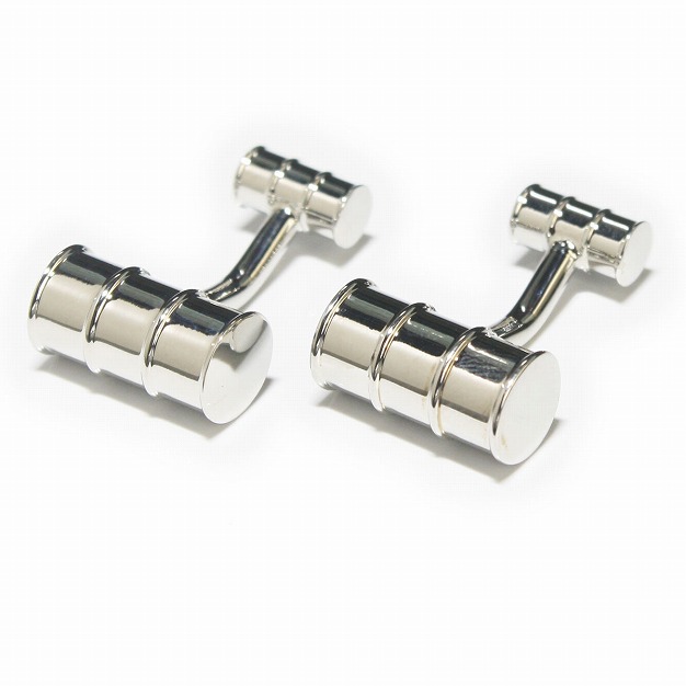 【楽天市場】鎌倉カフス工房 シルバーオイルバレルカフスボタン・カフリンクス メンズ cf1350 結婚式 旦那 プレゼント ギフト 彼氏 父の ...