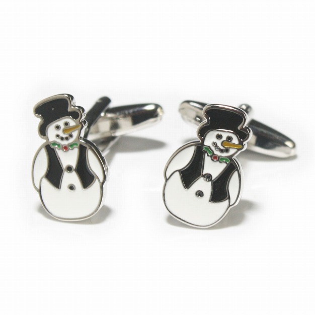 【楽天市場】鎌倉カフス工房 スノーマンカフスボタン・カフリンクス メンズ cf1552 結婚式 旦那 プレゼント ギフト 彼氏 父の日 誕生日 ...