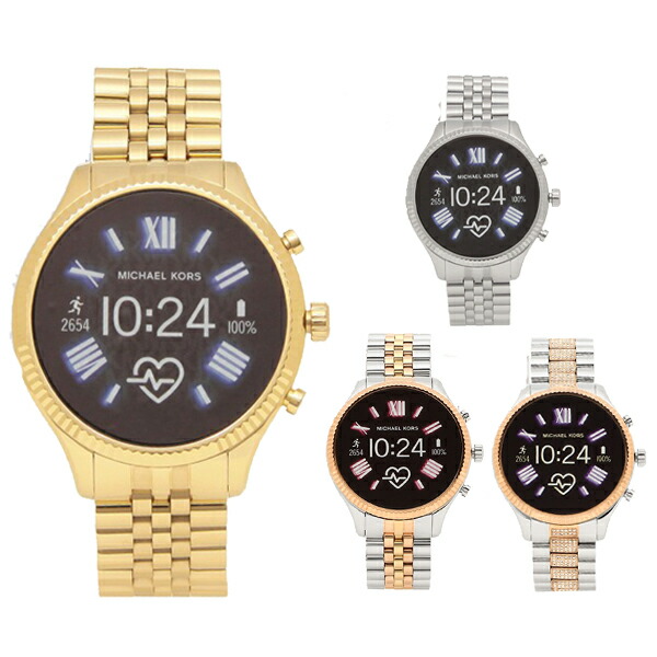 【楽天市場】【返品OK】マイケルコース 腕時計 スマートウォッチ レディース MICHAEL KORS LEXINGTON 44MM 選べる ...