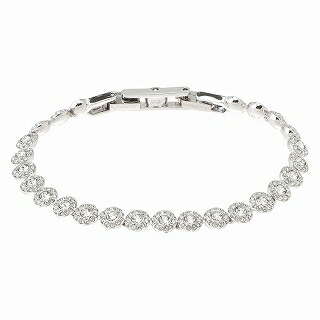 【楽天市場】スワロフスキー SWAROVSKI 5071173 アンジェリック ラウンドカット クリスタル パヴェ ブレスレット シルバー ...