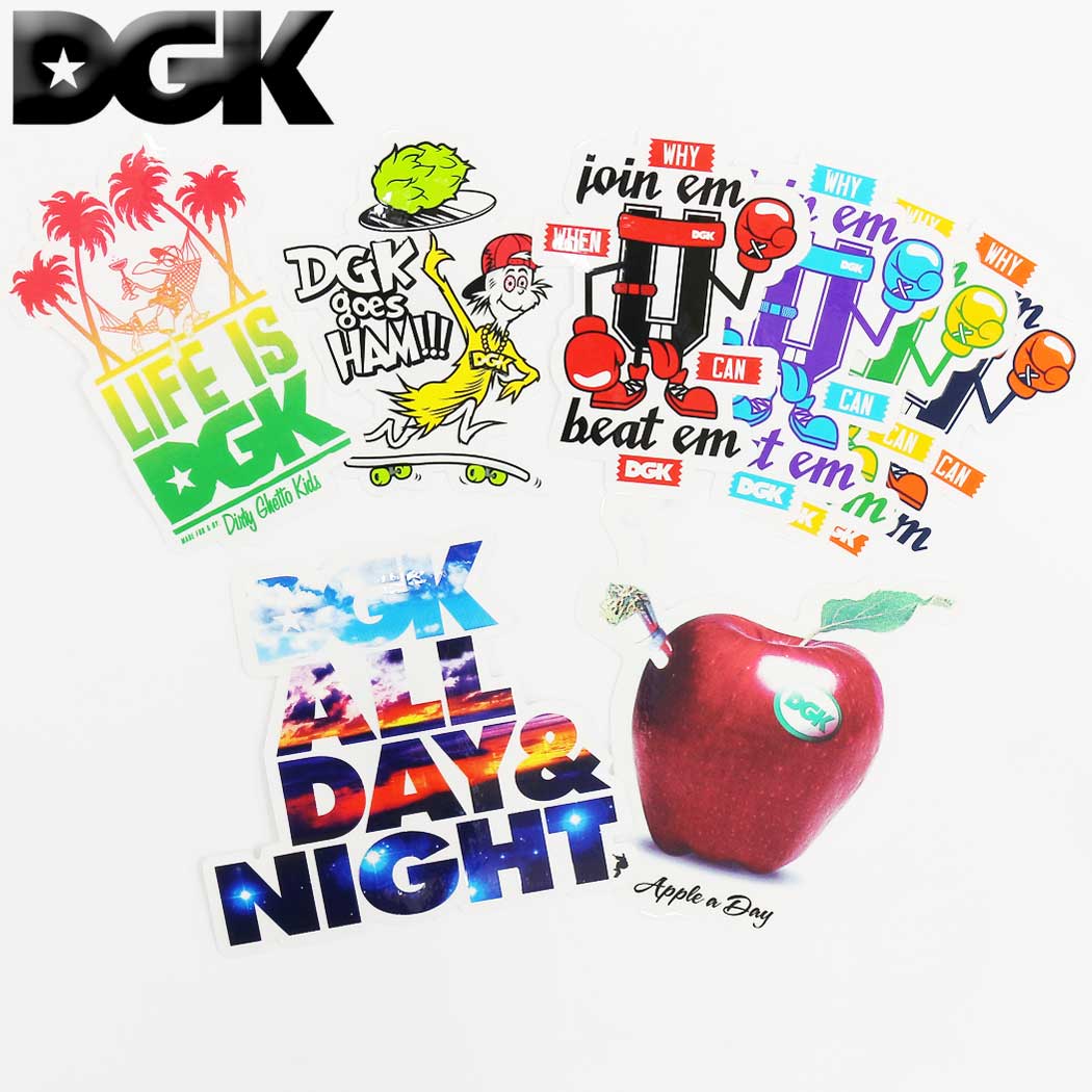 【楽天市場】ディージーケー スケボー ステッカー DGK Dirty Ghetto Kids Sticker シール デカール スケートボード ...