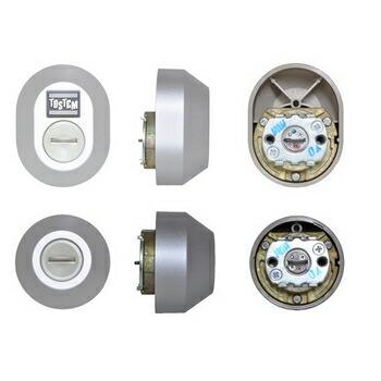 【楽天市場】TOSTEM(トステム) MIWA PS DNシリンダーZ-1A4-DCTC 2個同一キー仕様 （QDK668,QDK668）：クーテ