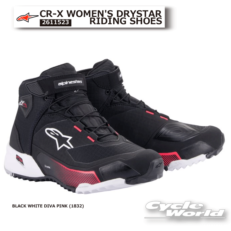 【楽天市場】☆正規品【ALPINESTARS】CR-X WOMEN'S DRYSTAR RIDING SHOES《2611523》BLACK ...