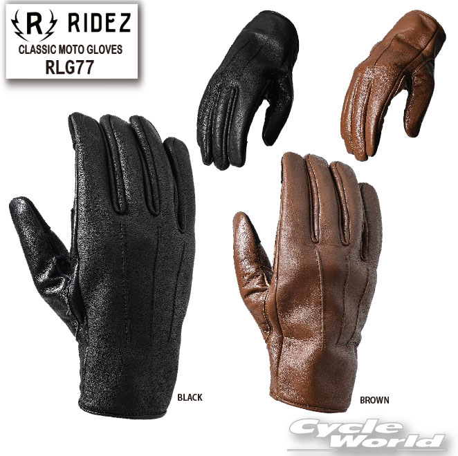 【楽天市場】☆【RIDEZ】《RLG77》RIDEZ CLASSIC MOTO GLOVES バイク用グローブ 革 グローブ レザーグローブ ...