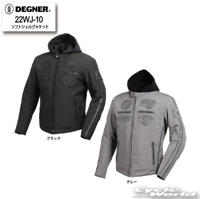 【楽天市場】☆【DEGNER】22WJ-10 ソフトシェルジャケット/SOFT SHELL JACKET 秋冬 ライダース ジャケット アウター デグナー メンズ プロテクター付（肩/肘/背中 ...