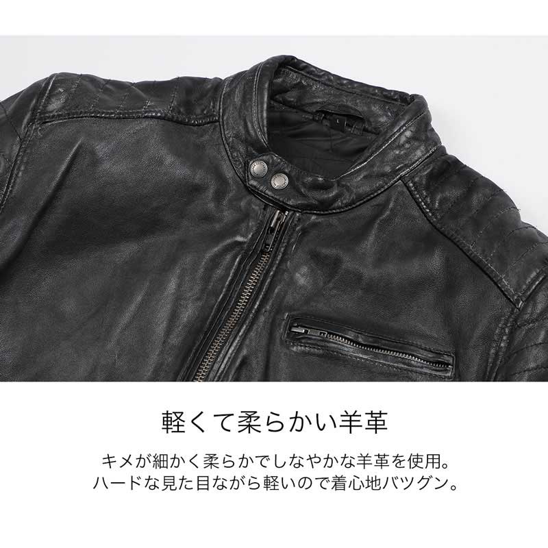 【楽天市場】☆【DEGNER】22WJ-4 レザージャケット/ Leather Jacket ライダースレザージャケット デグナー 革ジャン ビンテージ アメリカン 皮革 羊革 プロテクター付 ...