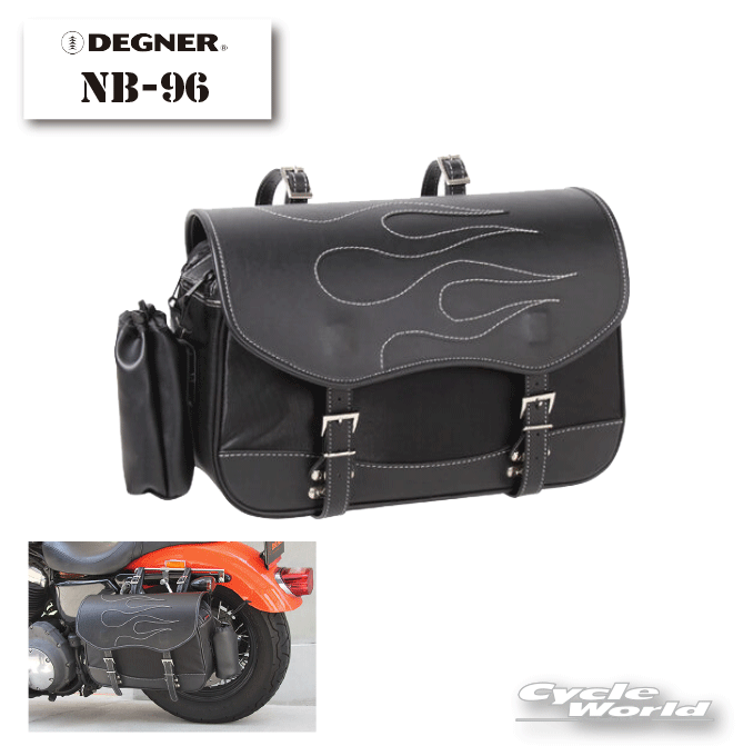 【楽天市場】☆【DEGNER】NB-96 ナイロンサドルバッグ NYLON SADDLEBAG アメリカン ハーレー デグナー 【バイク用品】：バイク用品専門店サイクルワールド