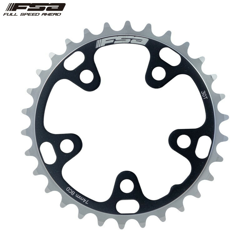 【楽天市場】FSA エフエスエー PRO 3x ROAD CHAINRINGS PRO triple black 74x30T チェーンリング ...