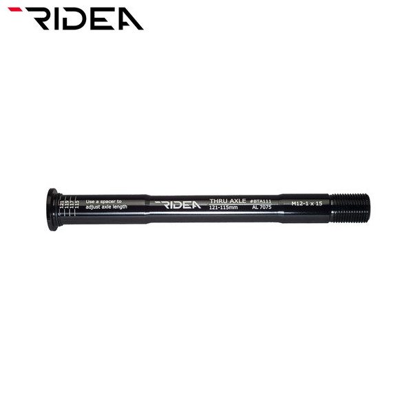 【楽天市場】RIDEA ライディア THRU AXLE FRONT M12 120-126mm Pitch1.5xL15 フロントスルー ...