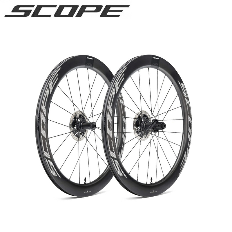 【楽天市場】Scope Cycling スコープサイクリング R5 Disc TLR SKF WHT F/R HG ロードホイール ...