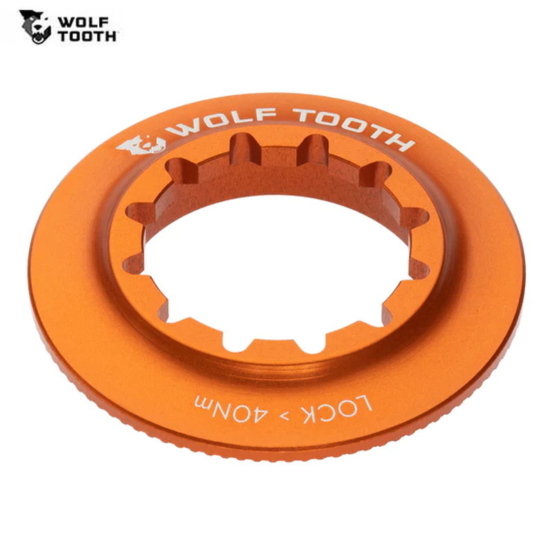 【楽天市場】WolfTooth ウルフトゥース Centerlock Rotor Lockring-Internal Spline Orange ロックリング：サイクリック楽天市場店