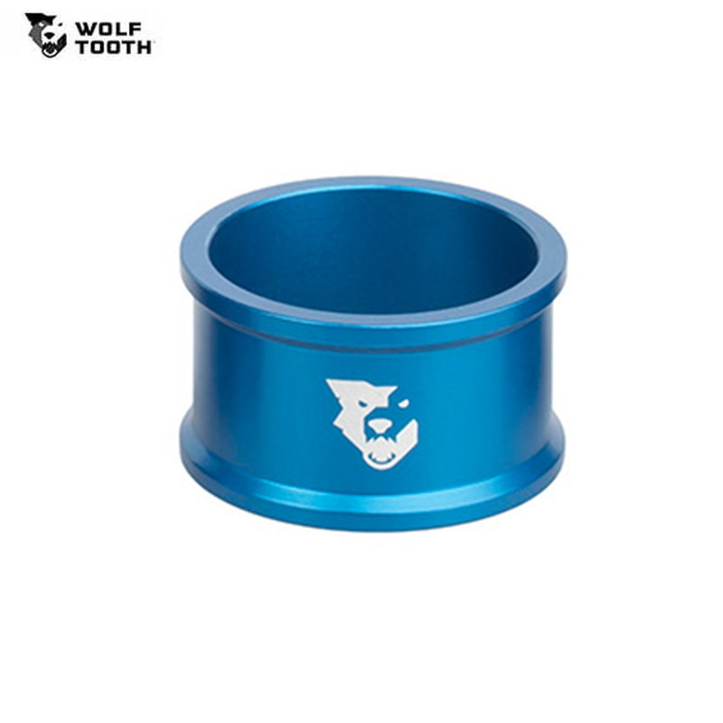【楽天市場】WolfTooth ウルフトゥース Wolf Tooth Headset Spacer Blue 20mm スペーサー ...