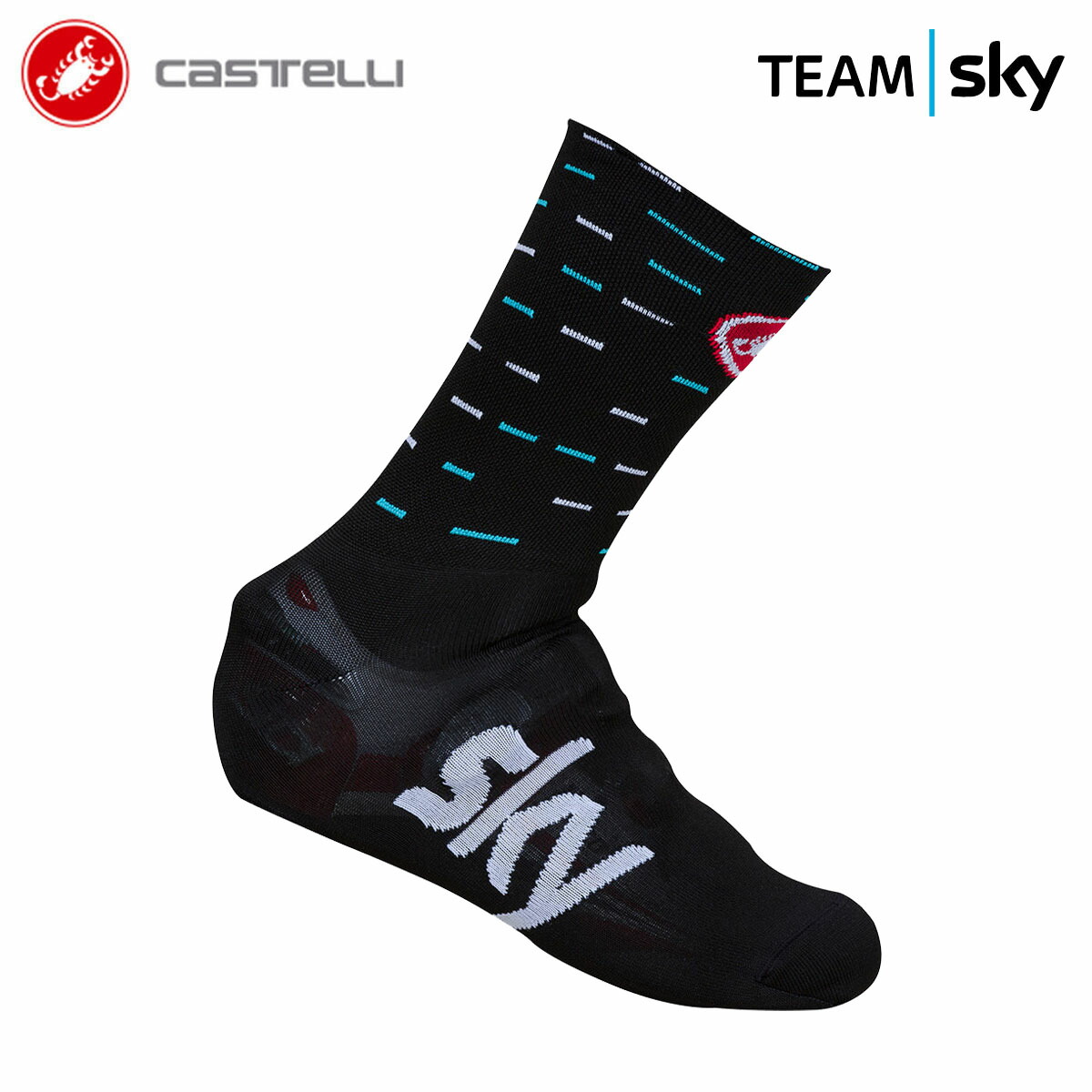 【楽天市場】＜最安値挑戦中!!＞【即納】CASTELLI 7025 TEAM SKY BELGIAN BOOTIE カステリ チームスカイ ...