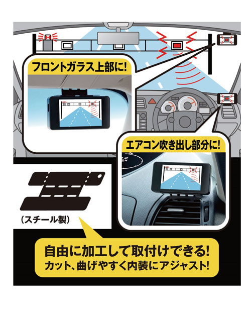 【楽天市場】ENDY 東光特殊電線 EEX-101BR レーダー探知機 取付金具 レーダー探知機をフロントガラスなどに固定用強力両面テープ付探知機をダッシュパネル上からフロントガラス上部に ...