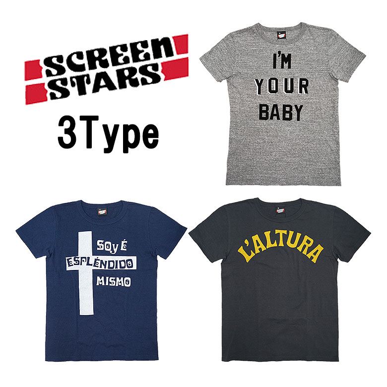 【楽天市場】【SCREEN STARS BEST】スクリーンスターズ ベスト プリント 半袖tシャツ D メンズ 日本製 アメカジ ビンテージ ...