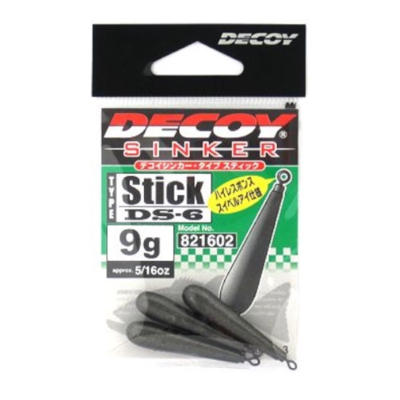 【楽天市場】カツイチ(KATSUICHI) シンカー タイプスティック DS-6 9g ガンブラック メール便：Drink＆Dream「D-Park」楽天市場店