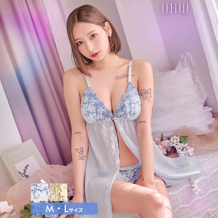 【楽天市場】【3/12新作】ローゼンパイピングレースベビードール：DRW／ドロー 下着・ランジェリー店