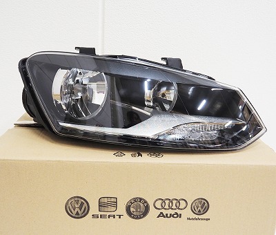 【楽天市場】Volkswagen フォルクスワーゲン 純正 ハロゲンヘッドランプ 右側 Polo ポロ 6R2941008F 日本仕様 左側 ...