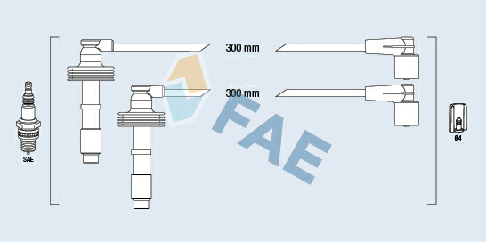 【楽天市場】VOLVO プラグコード セット FAE製 85481 1275603：輸入車パーツ専門店 D-STIMMER