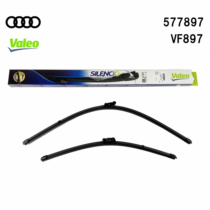【楽天市場】アウディ Q7 SQ7 4M フロントワイパーブレードセット VALEO製 バレオ 577897 VF897 4M2998002 ...
