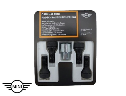 【楽天市場】BMW MINI(ビーエムダブリュー ミニ) 盗難防止用ホイール ロックボルト セット R50 R52 R53 R55 R56 ...