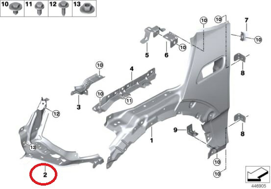 【楽天市場】BMW MINI(ビーエムダブリュー ミニ) ヘッドライトホルダー LH 純正品 新品 F54 51647351535：輸入車 ...