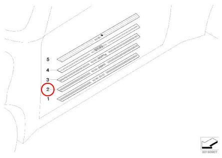 【楽天市場】【9/1-10/1限定 全品P10倍(エントリー要)】BMW MINI純正 エントランスカバー RH "MINI COOPER S ...