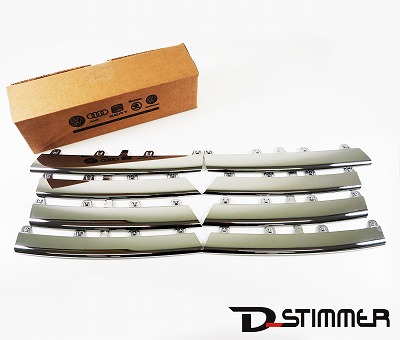 【楽天市場】Volkswagen フォルクスワーゲン 純正 ラジエターグリル ストリップ ペアセット ジェッタ Jetta 純正品番 ...