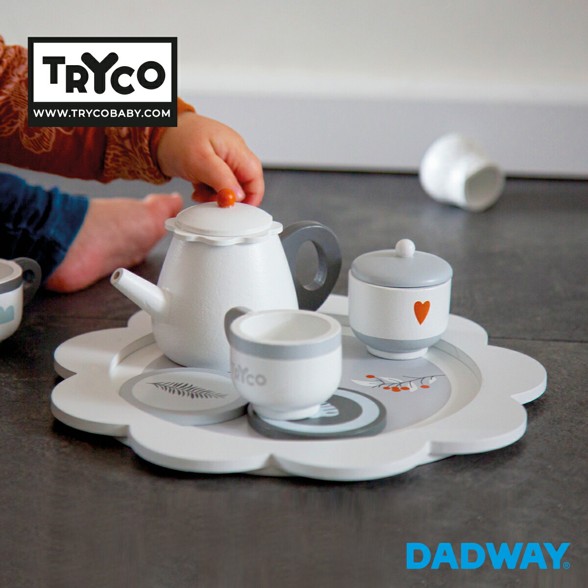 【楽天市場】TRYCO トライコ ティーセット | プレゼント ギフト ベビー 子ども キッズ 男の子 女の子 木製玩具 木製 積み木：ダッド ...