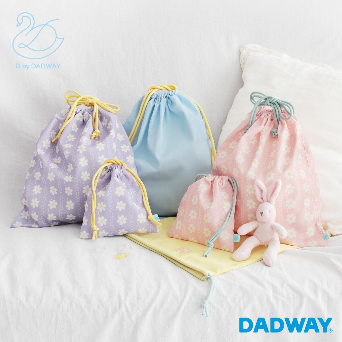 【楽天市場】D by DADWAY ディーバイダッドウェイ きんちゃく3枚セット フラワーレース | 巾着 シューズケース 上履き袋 通園 通学 レッスンバッグ：ダッドウェイ DADWAY楽天市場店