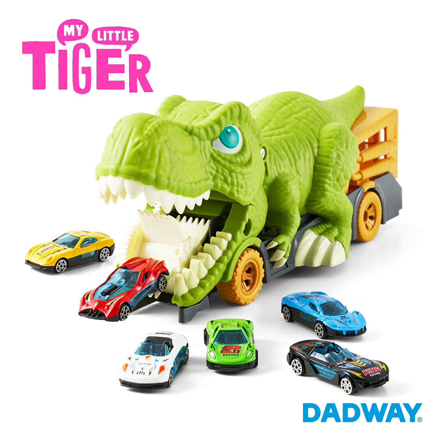 【楽天市場】MY LITTLE TIGER マイリトルタイガー ティラノトラック | おもちゃ ブロック テーブル ギフト 誕生日 プレゼント ...