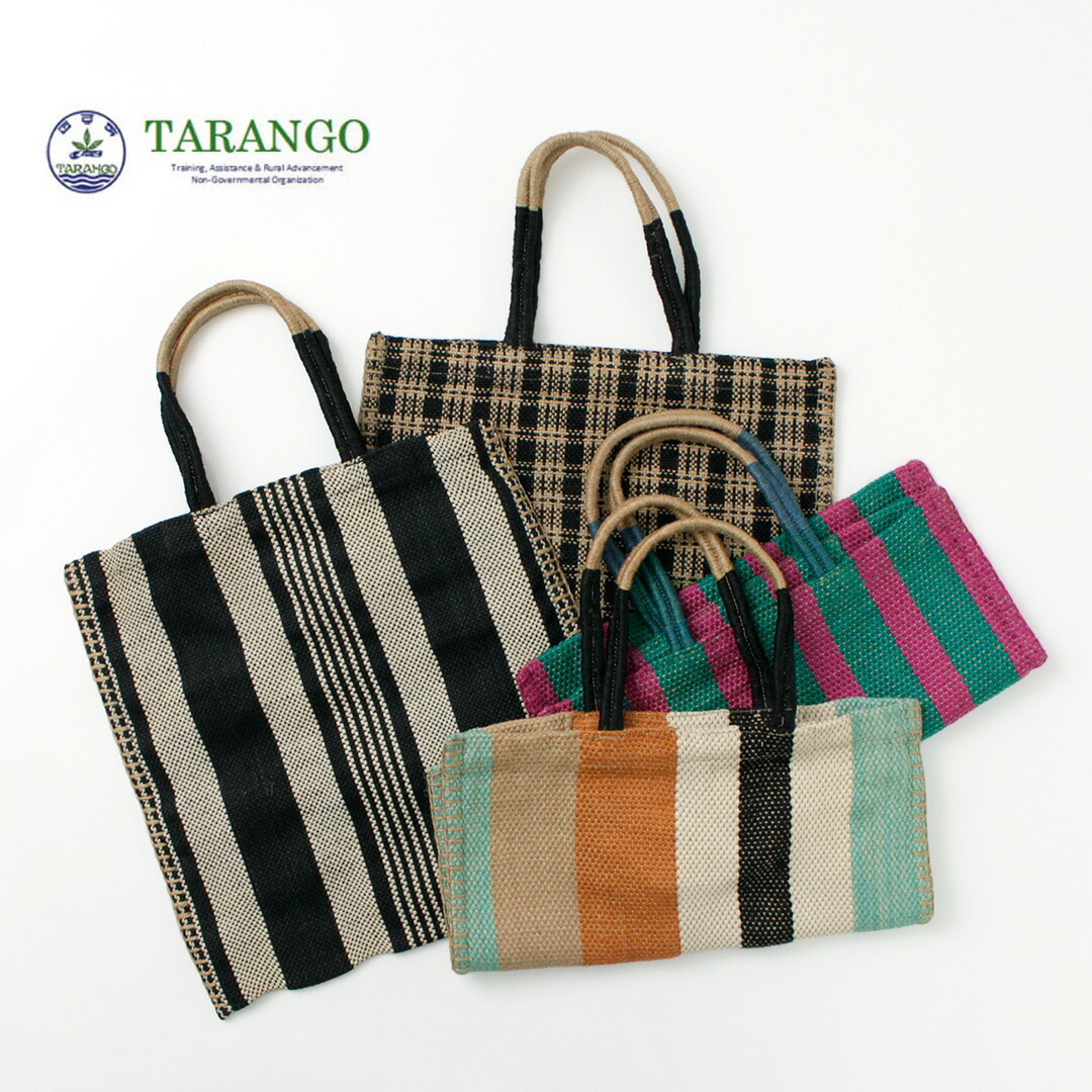 【楽天市場】【10％OFFクーポン対象】TARANGO JUTE（タランゴ ジュート） ジュート バッグ / レディース トートバッグ A4 ...
