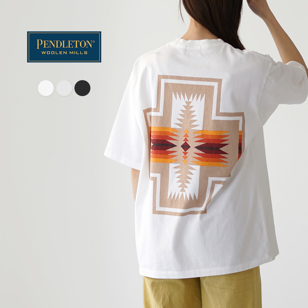 【楽天市場】PENDLETON（ペンドルトン） バックプリントTシャツ / 半袖 メンズ レディース 綿 コットン Back Print TEE：GochI by ROCOCO