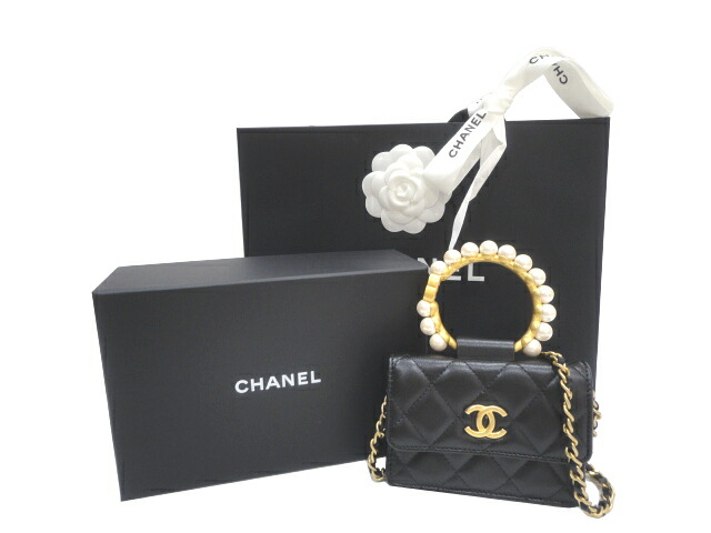 【楽天市場】【新品】【未使用品】CHANEL シャネル AP2274 B05945 94305 チェーン クラッチ ラムスキン×コスチューム ...