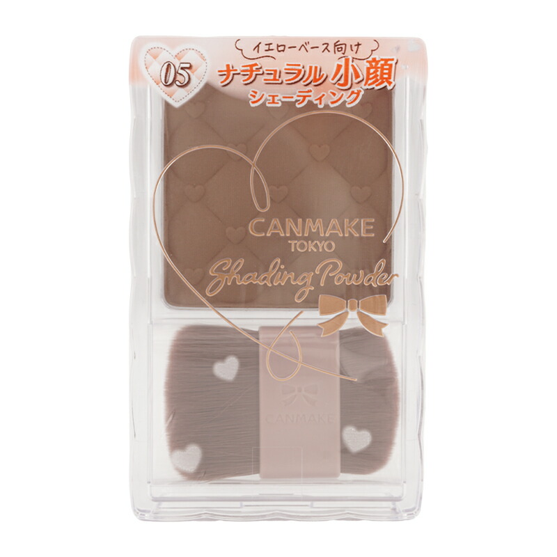 【楽天市場】CANMAKE キャンメイク シェーディングパウダー 05ムーングレージュ 立体感 小顔 平ブラシ [ギフトラッピング対応]：DAIKISHOP