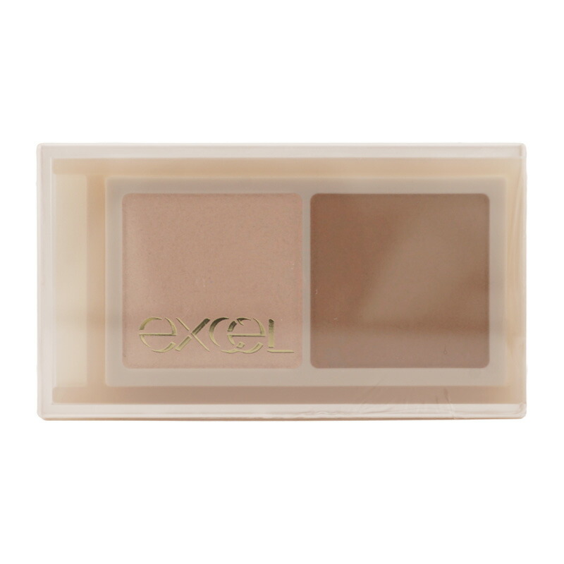 【楽天市場】EXCEL エクセル アイニュアンサー EN02 ファジーコットン アイシャドウ パールタイプ マットタイプ 2色入り[ギフトラッピング対応]：DAIKISHOP