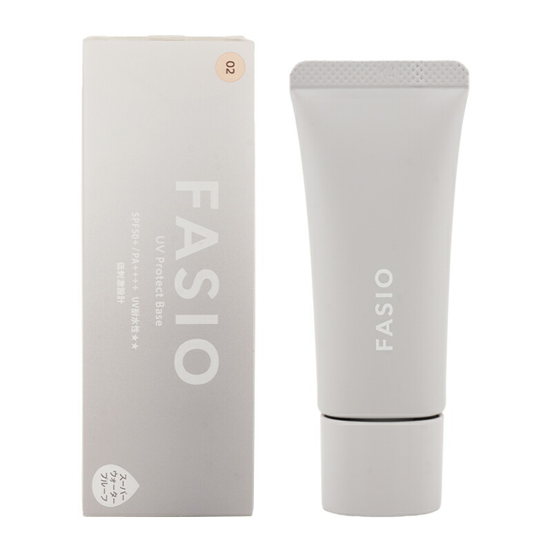 【楽天市場】FASIO ファシオ くずれ・日やけ防止下地 02 ピンクベージュ 25g SPF50+ PA++++ スーパーウォータープルーフ [ギフトラッピング対応]：DAIKISHOP