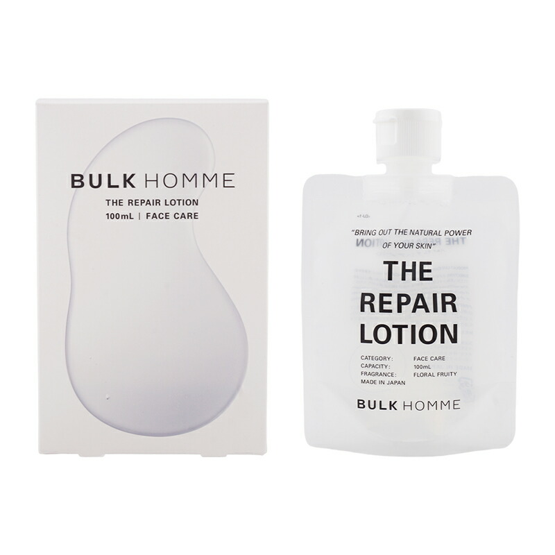 【楽天市場】BULK HOMME バルクオム ザ リペアローション 100mL 浸透保湿 ニキビ 肌荒れ 保湿 [ギフトラッピング対応 ...