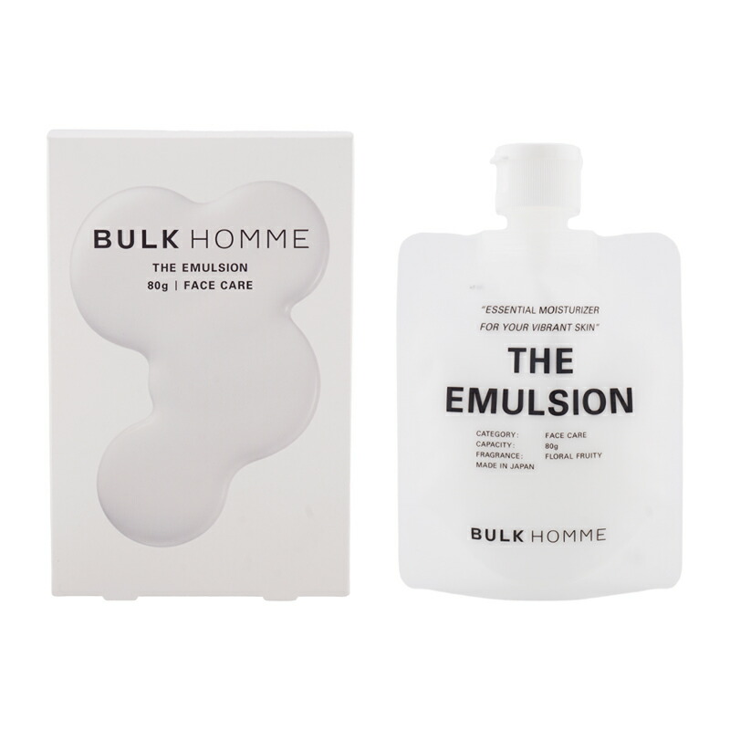 【楽天市場】BULK HOMME バルクオム ザ エマルジョン 80g 浸透 高保湿 ハリ 敏感肌 [ギフトラッピング対応]：DAIKISHOP