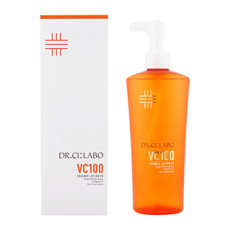 【楽天市場】DR.CI:LABO ドクターシーラボ VC100エッセンスローションEX 285mL 化粧水 透明感 マイクロ高浸透ビタミンC キメ 毛穴[ギフトラッピング対応]：DAIKISHOP